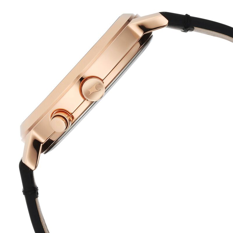 Fastrack Tick Tock Brown Dial Watch for Guys