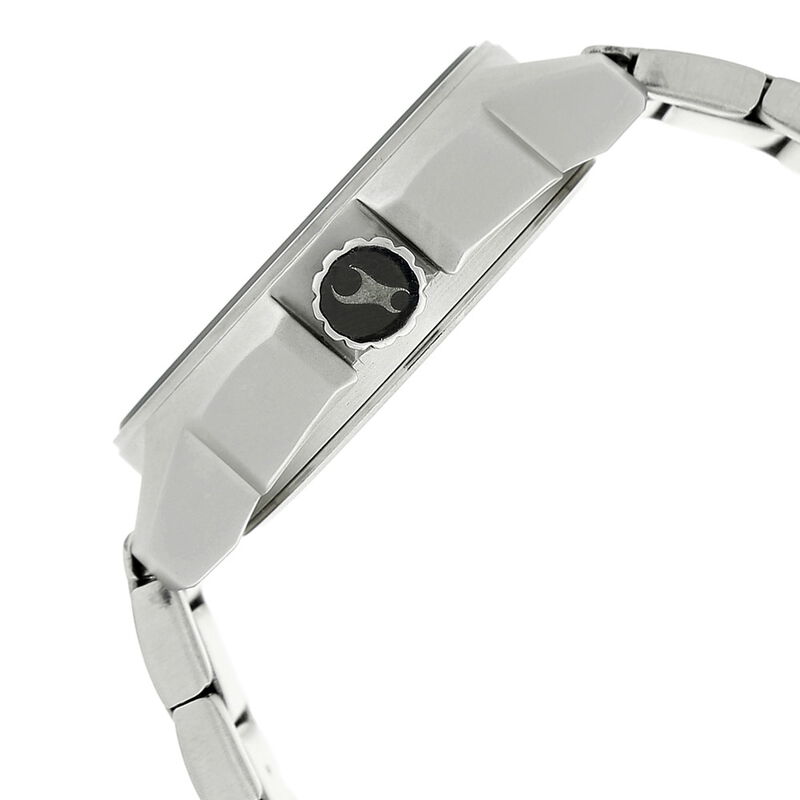 Fastrack Black Magic Quartz Analog Black Dial Stainless Steel Strap ...