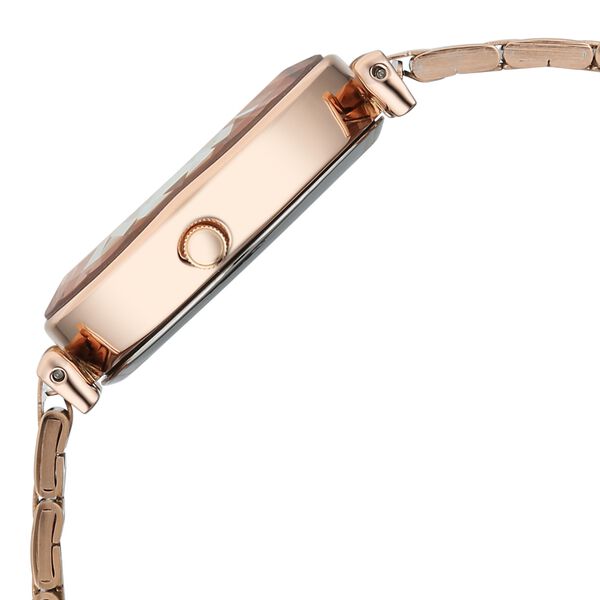 Buy Online Vyb Prodigy By Fastrack Quartz Analog Silver Dial Rose Gold ...