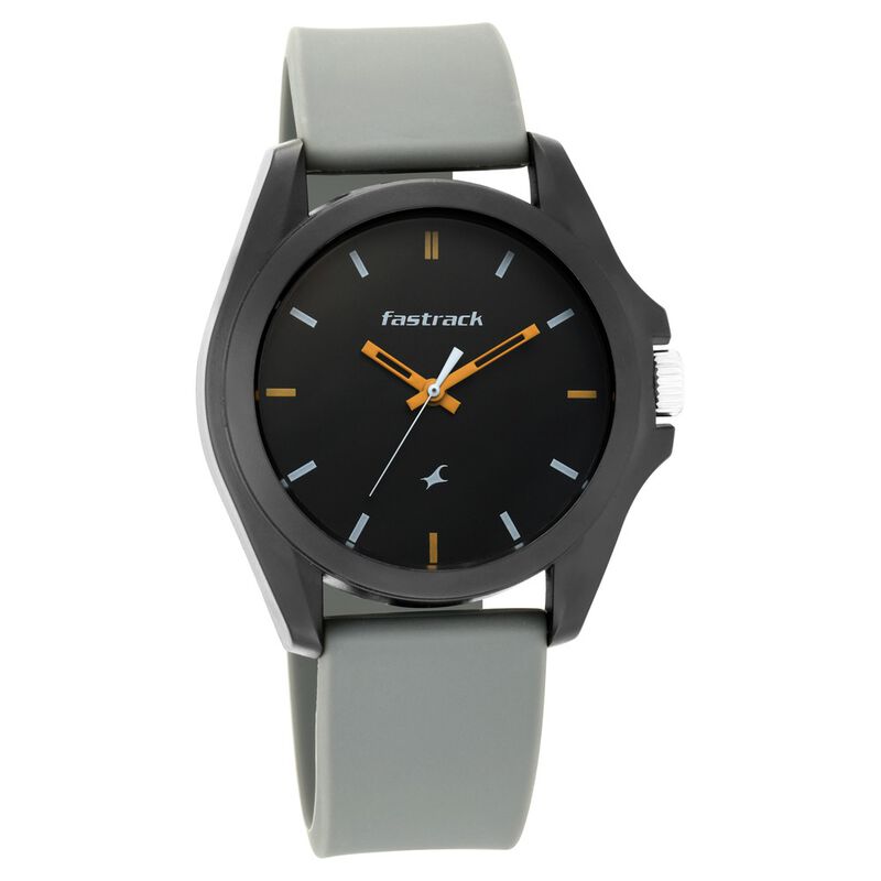 Buy Online Fastrack Fastfit Quartz Analog Grey Dial Grey Colour ...