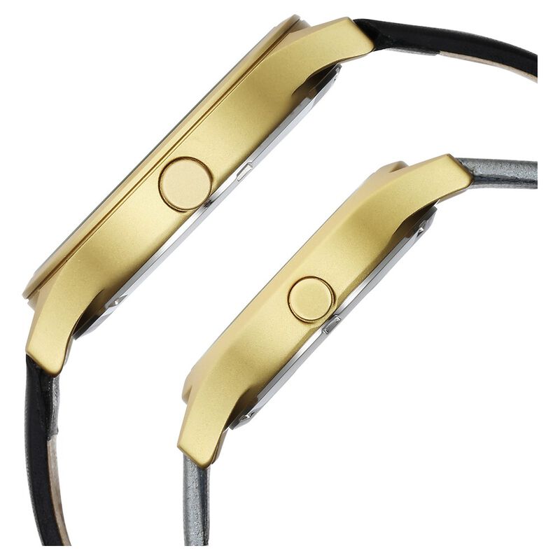 Fastrack Mixmatched Couple Watches with Grey and Silver Dial