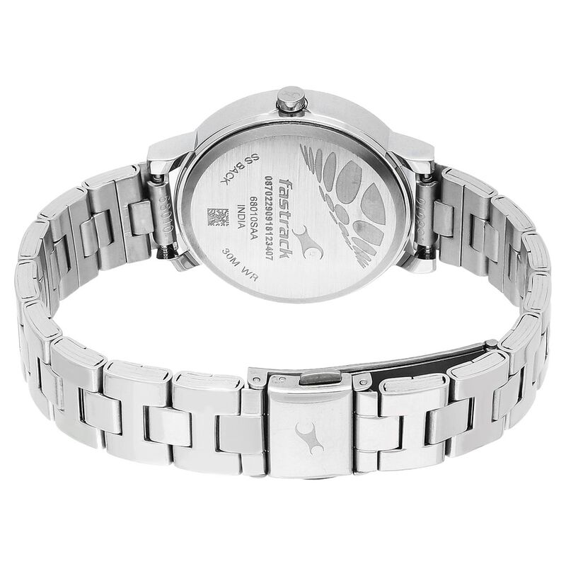 Fastrack Tropical Waters Quartz Analog Green Dial Metal Strap Watch for ...