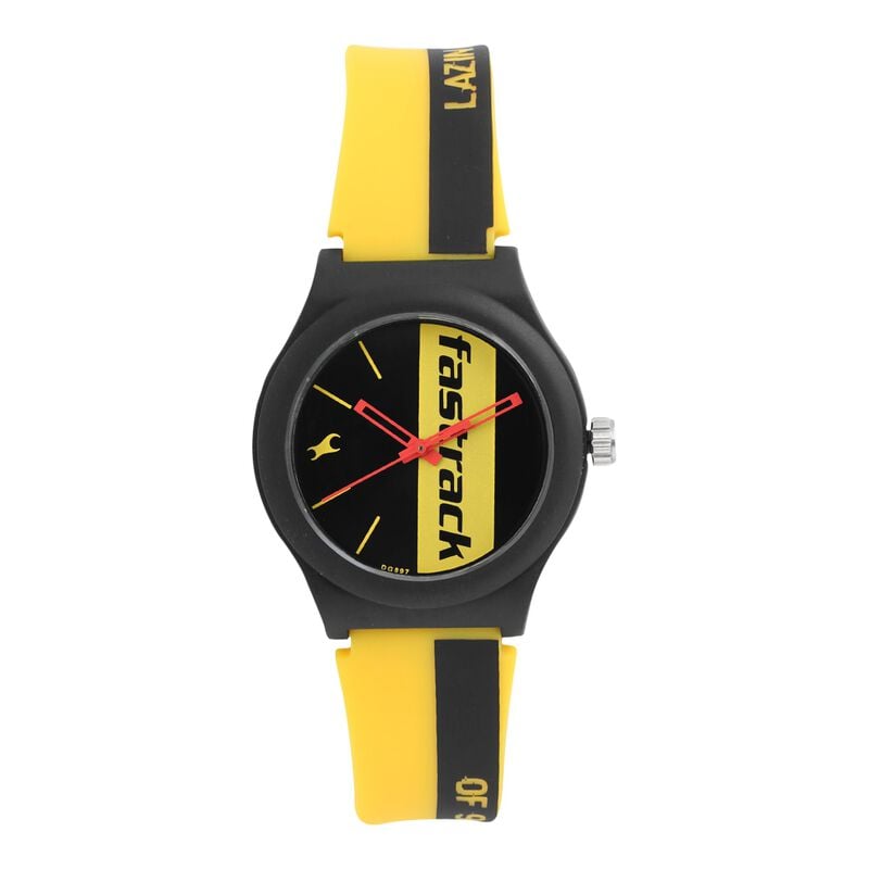 Buy Online Fastrack Quartz Analog Multicoloured Dial Silicone Strap ...