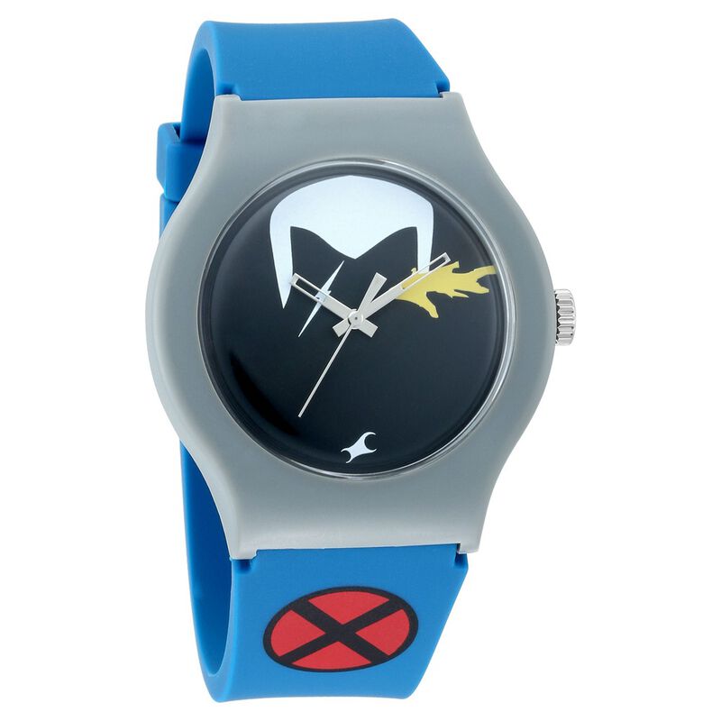 Fastrack Deadpool Quartz Analog Bicolour Dial Silicone Strap Unisex Watch
