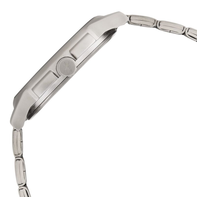 Fastrack Go Skate Quartz Analog with Day and Date Grey Dial Stainless ...