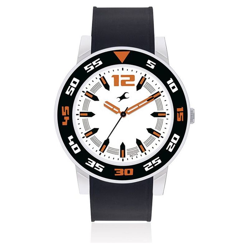 Buy Online Fastrack Quartz Analog White Dial Plastic Strap Watch for ...