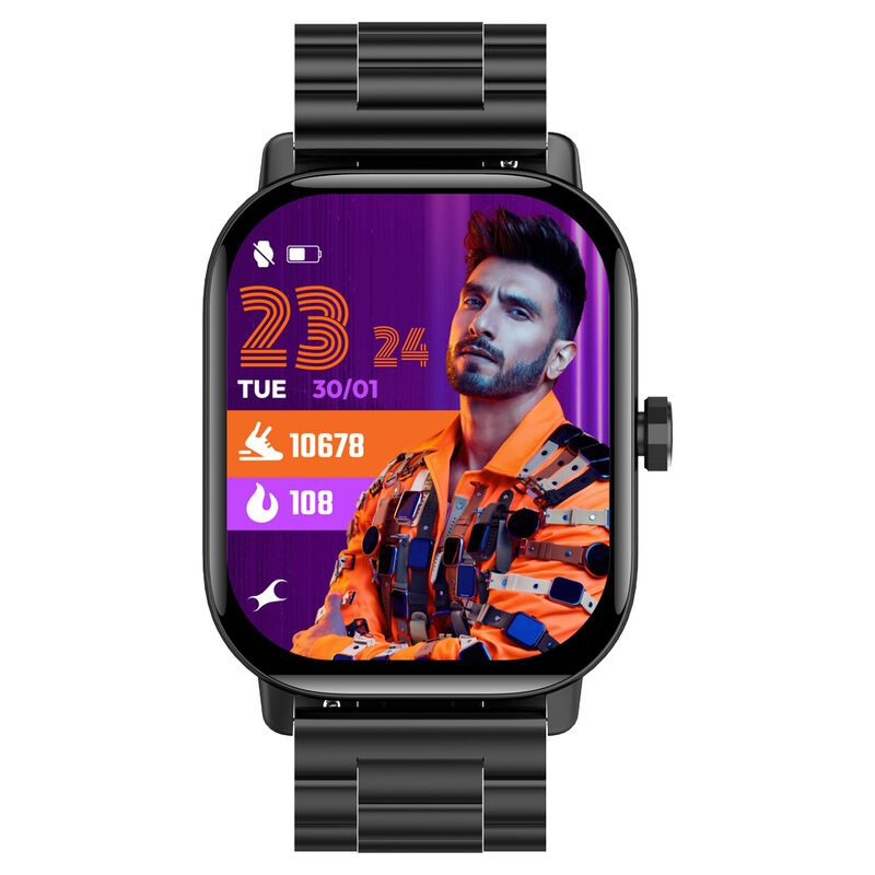 Fastrack Radiant FX2 Luxury Metal Smartwatch with largest 5.1 AMOLED Display with Functional Crown