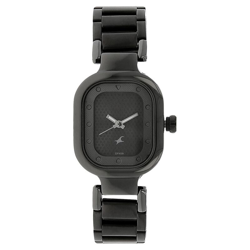 Buy Online Fastrack Motorheads Quartz Analog Black Dial Stainless Steel ...