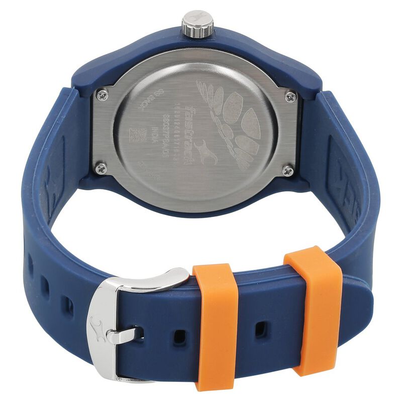 Fastrack Quartz Analog Blue Dial Strap Watch for Unisex