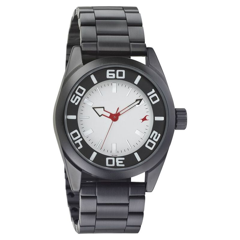 Buy Online Fastrack Quartz Analog White Dial Stainless Steel Strap ...