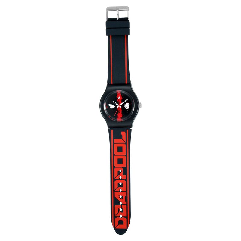 Fastrack Deadpool Quartz Analog Bicolour Dial Silicone Strap Unisex Watch