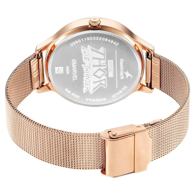 Fastrack Thor Quartz Analog Silver Dial Stainless Steel Strap Watch for ...