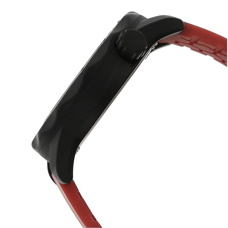 Fastrack Quartz Analog Red Dial Plastic Strap Watch for Unisex