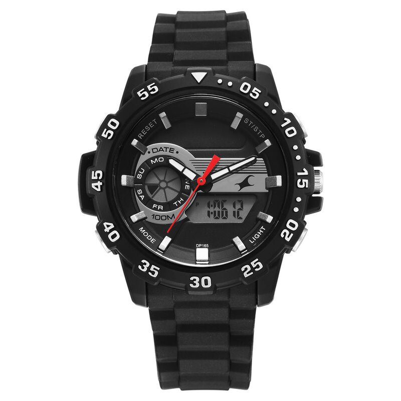 Buy Online Fastrack Street line Quartz Analog Digital Black Dial ...