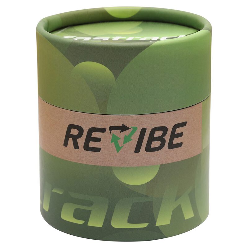 Fastrack Revibe Quartz Analog Black Dial Fabric Strap Watch for Girls