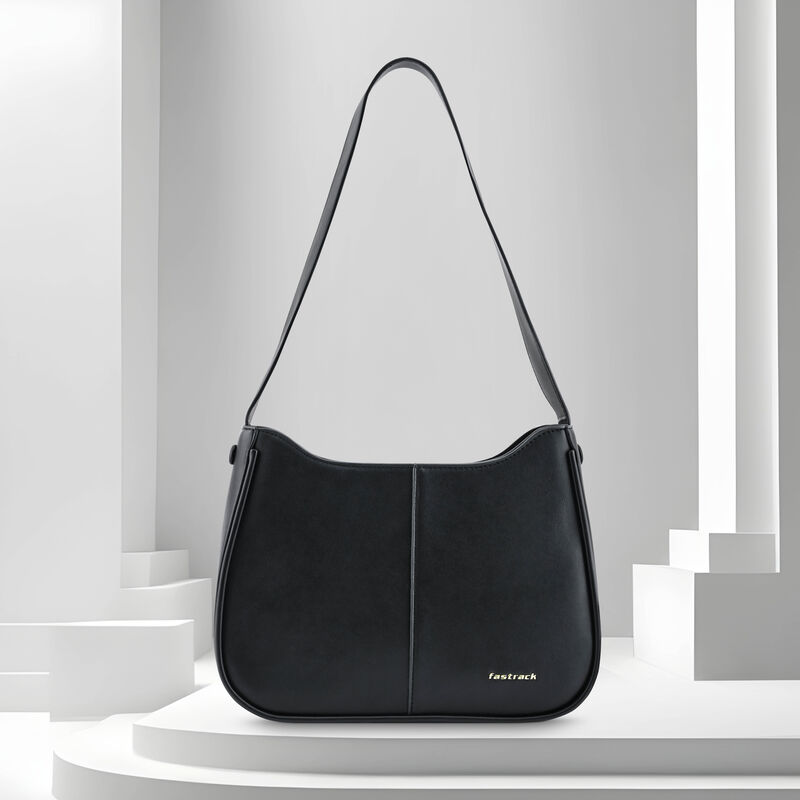 Buy Online Structured Chic Shoulder Bag - f244shmes01bk1 | Fastrack