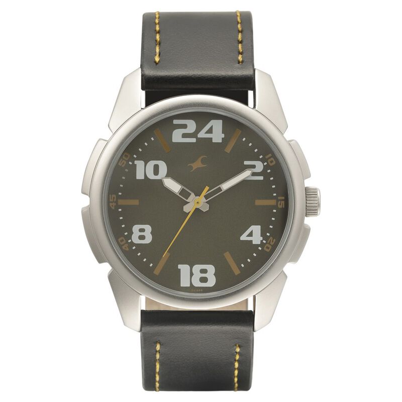 Fastrack Green Dial Quartz Analog Watch for Guys