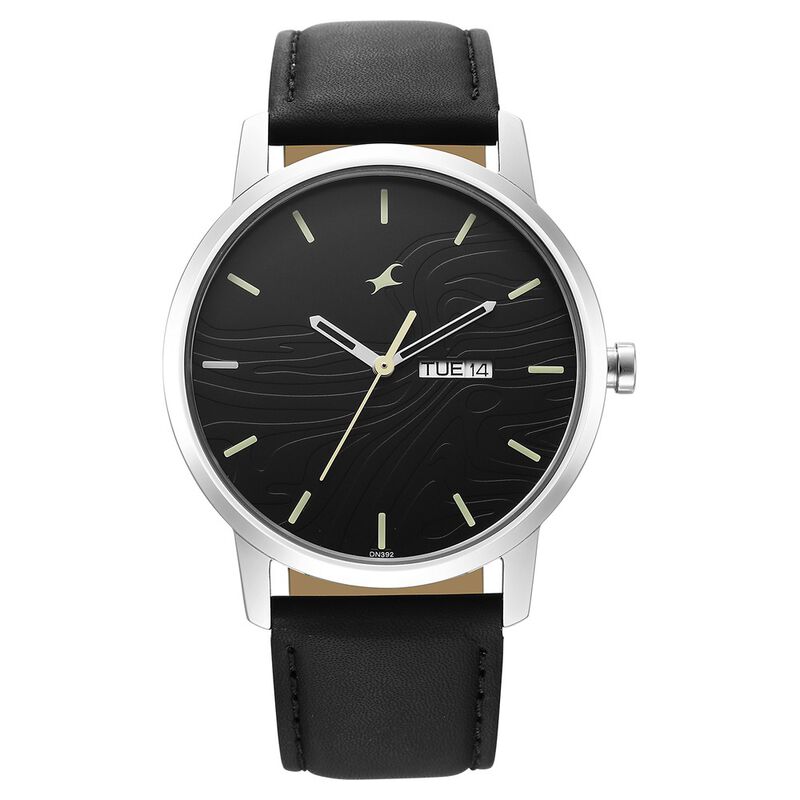 Fastrack Urban Camo Black Dial Watch for Guys