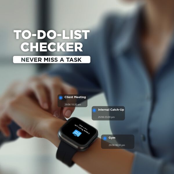 Buy Online Fastrack VOX Neo Smartwatch 4.8CM Ultra Vu Display, Offline Voice Commands ...