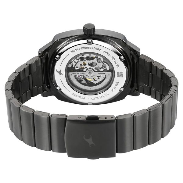 Buy Online Fastrack Automatics Collection Pink Dial Grey Stainless ...