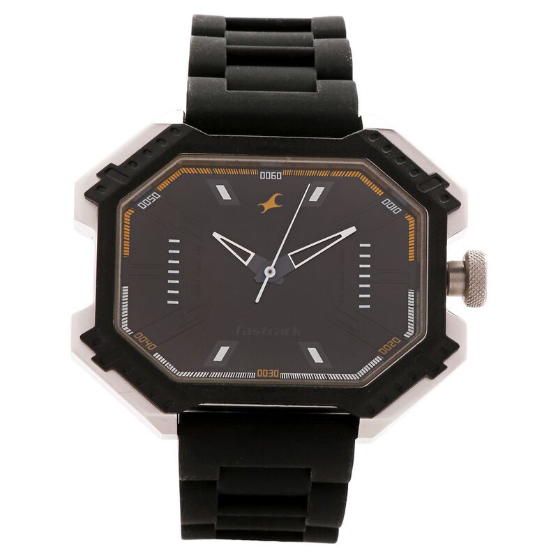Buy Online Fastrack Quartz Analog Brown Dial Plastic Strap Watch for ...