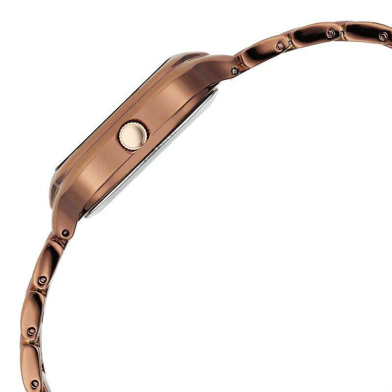 Fastrack Vyb Minimalist Quartz Analog Brown Dial Metal Strap Watch For ...