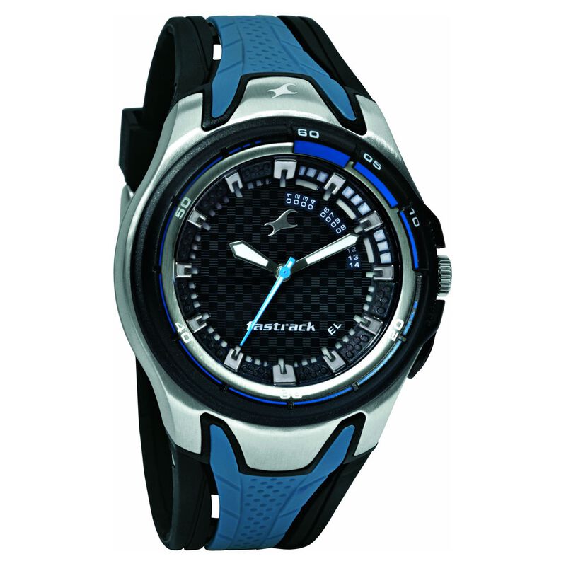 Buy Online Fastrack Quartz Analog Black Dial Plastic Strap Watch for ...