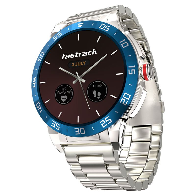 Buy Online Fastrack Magnus FX3 Luxury Metal Smartwatch Premium Top Ring ...