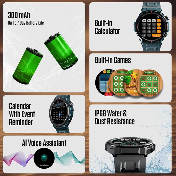 Buy Online Fastrack Xtreme Pro with 3.6 cm AMOLED Display, Rugged ...