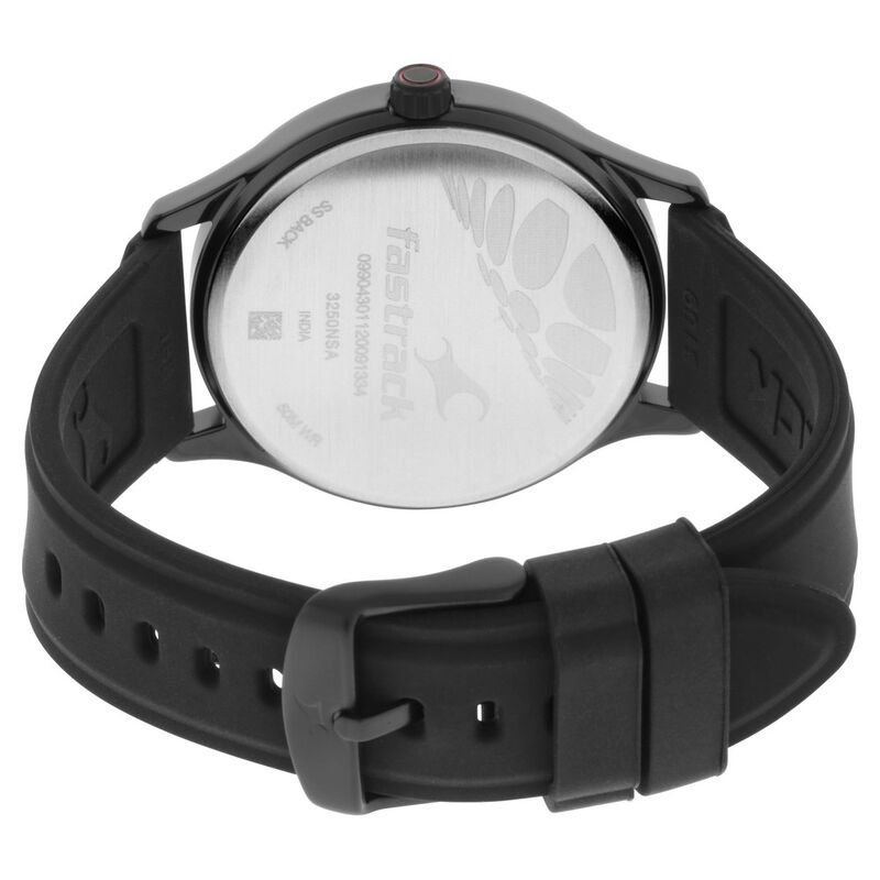 Fastrack Gamify Quartz Analog Grey Dial Silicone Strap Watch for Guys