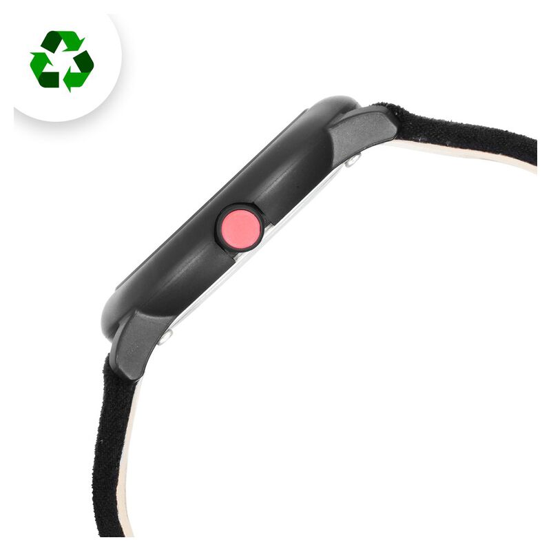 Fastrack Revibe Quartz Analog Black Dial Fabric Strap Watch for Guys