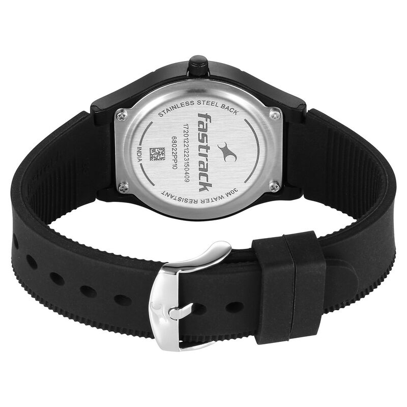 Fastrack Tees Wanderlust Quartz Analog Blue Dial Silicone Strap Watch ...