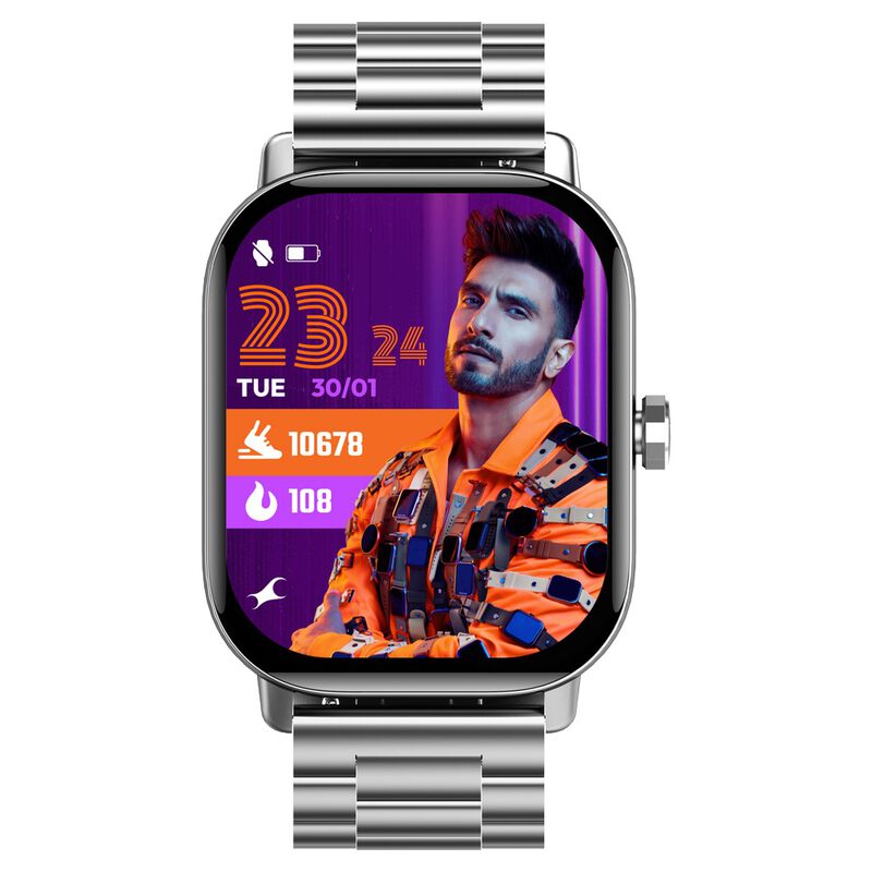 Fastrack Radiant FX2 Luxury Metal Smartwatch with largest 5.1 AMOLED ...