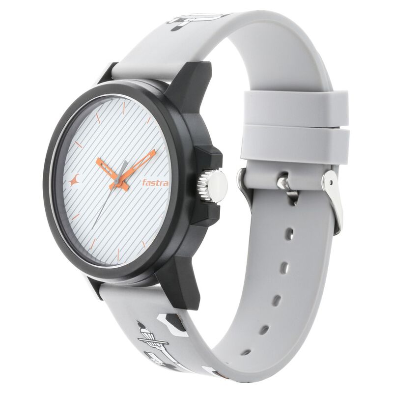 Fastrack Hashtag Quartz Analog Multicoloured Dial Silicone Strap Unisex ...