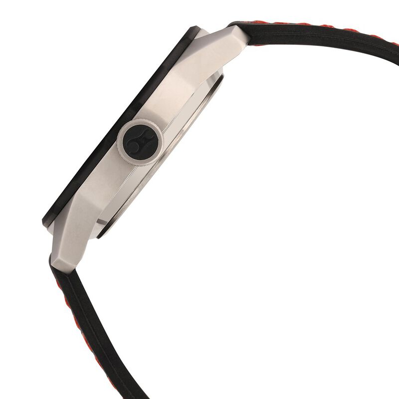 Fastrack Quartz Analog Black Dial Plastic Strap Watch for Guys