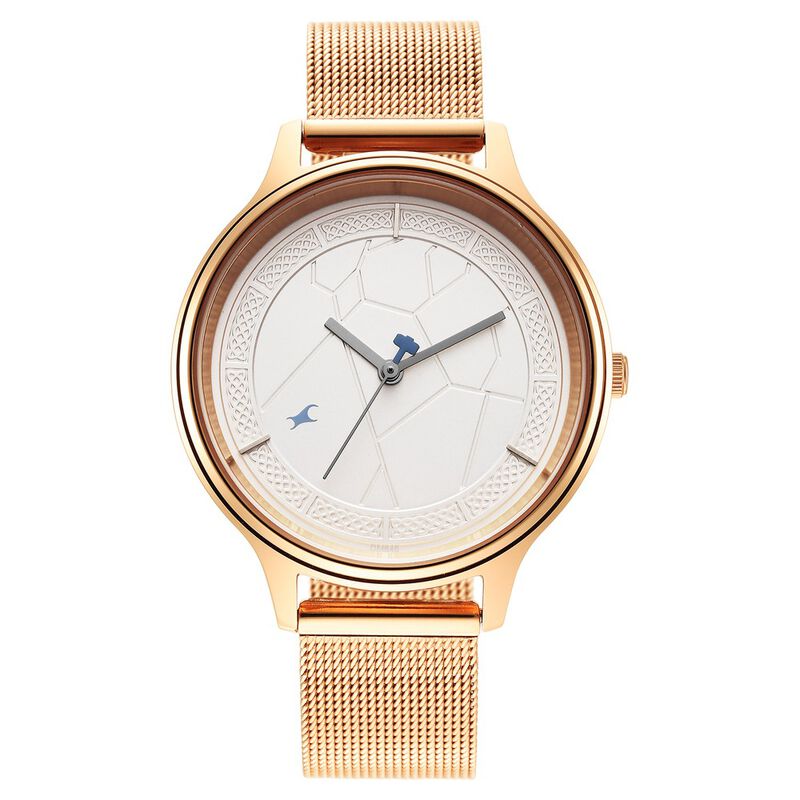 Fastrack Thor Quartz Analog Silver Dial Stainless Steel Strap Watch for ...