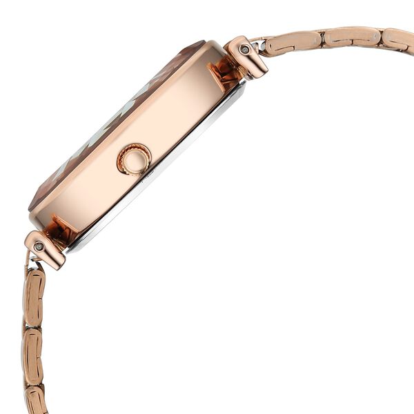 Buy Online Vyb Prodigy By Fastrack Quartz Analog Green Dial Rose Gold ...