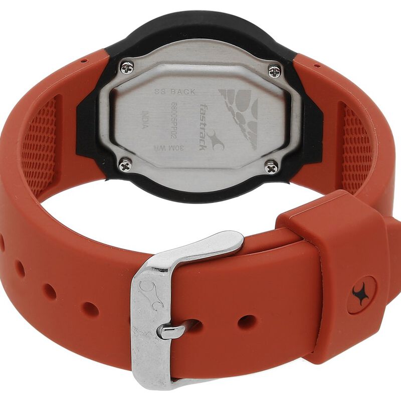 Fastrack Digital Black Dial Plastic Strap Watch for Girls