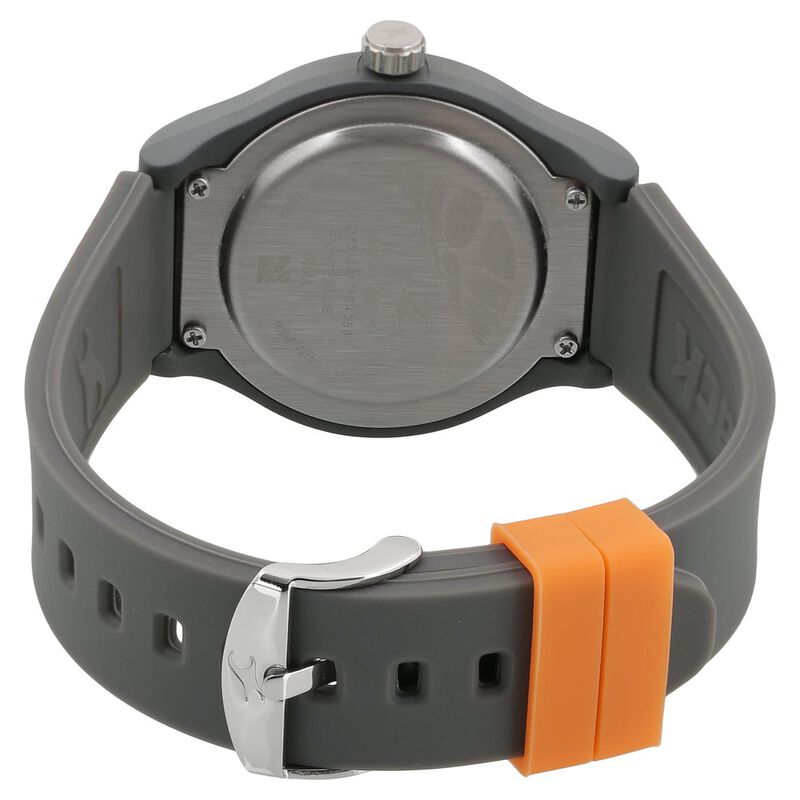 Fastrack Quartz Analog Orange Dial Strap Watch for Unisex