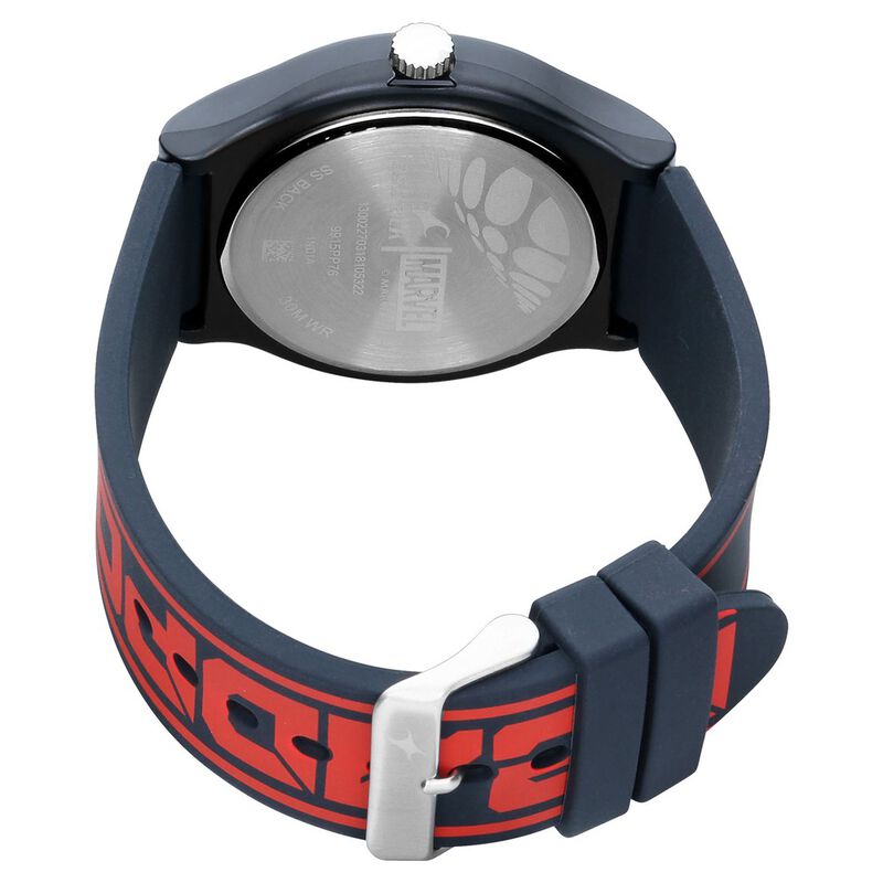 Fastrack Deadpool Quartz Analog Bicolour Dial Silicone Strap Unisex Watch
