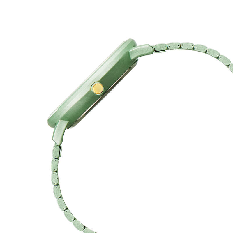 Fastrack Vyb Bliss Quartz Analog Green Dial Stainless Steel Strap Watch ...