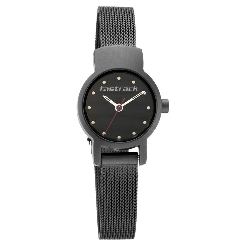 Buy Online Fastrack Hitlist Quartz Analog with Date Black Dial ...