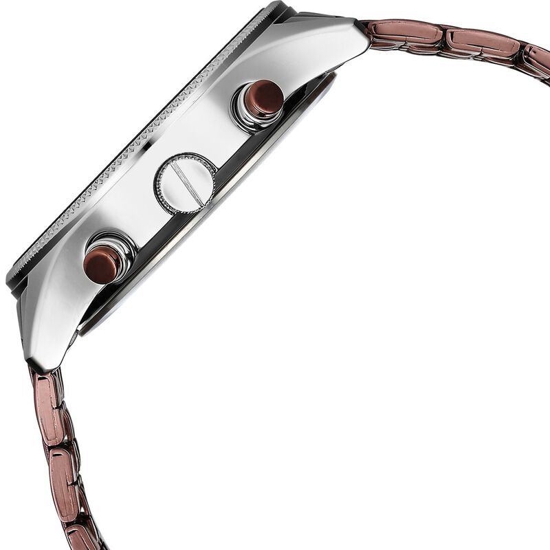 Fastrack Thor Quartz Multifunction Red Dial Metal Strap Watch for Guys