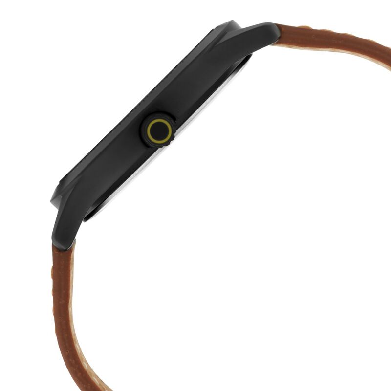 Fastrack Gamify Quartz Analog Brown Dial Leather Strap Watch for Guys