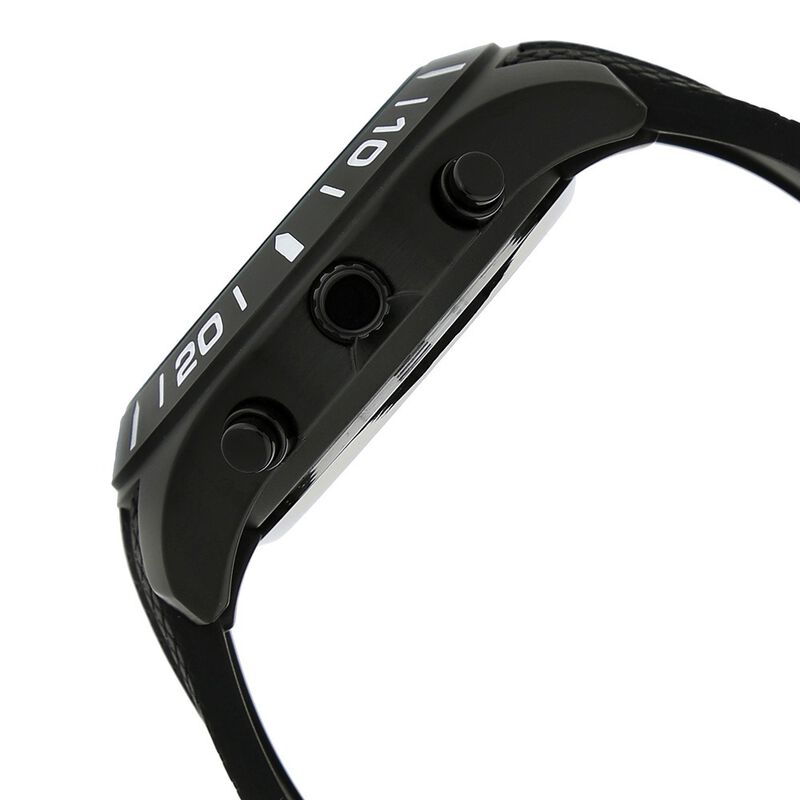 Fastrack Quartz Analog Digital Black Dial Silicone Strap Watch for Guys