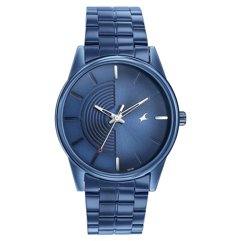 Buy Online Fastrack Stunnerse Quartz Analog Blue Dial With Blue Metal ...
