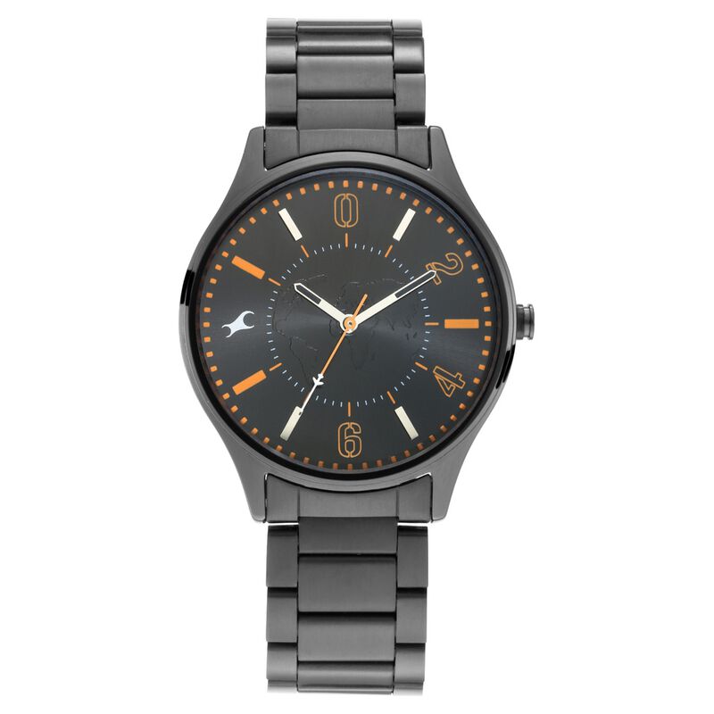 Fastrack Tripster Quartz Analog Black Dial Stainless Steel Strap Watch ...