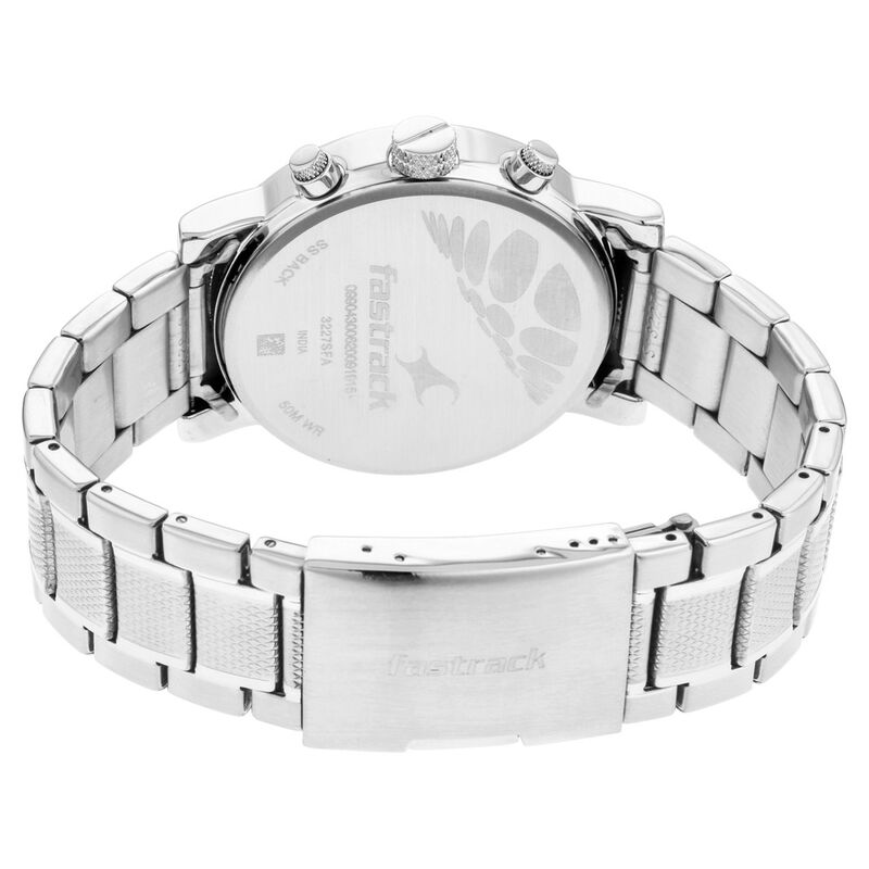 Fastrack Fastfit Quartz Multifunction White Dial Stainless Steel Strap ...