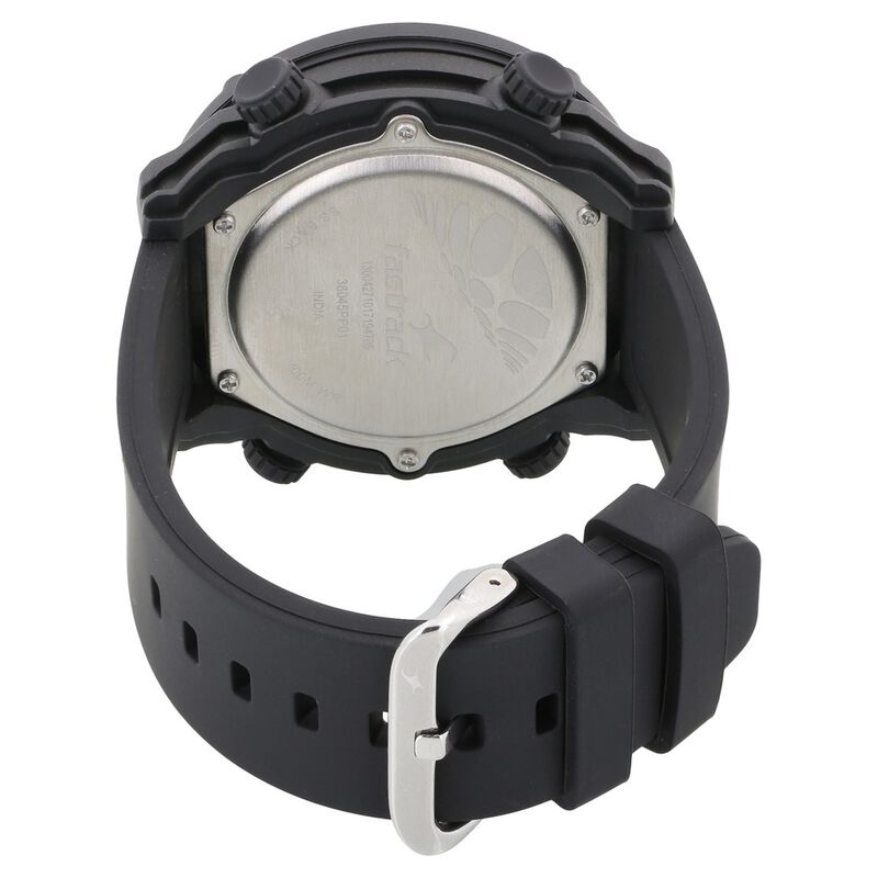 Fastrack Trendies Digital Red Dial Silicone Strap Watch for Guys