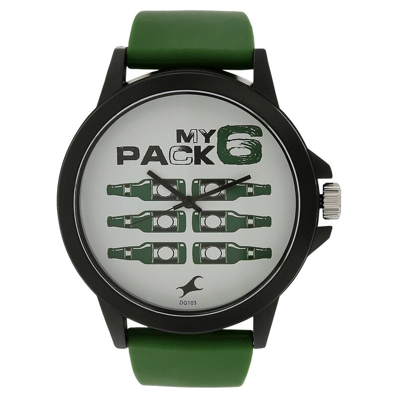 Buy Online Fastrack Quartz Analog White Dial Plastic Strap Watch for ...